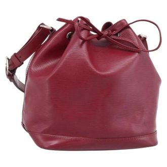 Louis Vuitton Sac bandouli&egrave;re Petit Noe Pre-owned - Femme - Pre-owned - Rouge - Taille: ONE Size
