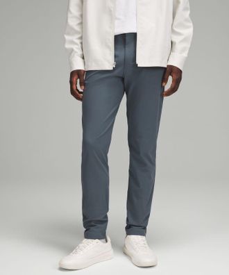 lululemon Pantalon ABC 5 poches coupe slim Warpstreme pour Hommes - 81 cm - Gris - Taille 28