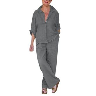 Generic Ensemble de sport 2 pi&egrave;ces pour femme - Motif coeur - Grande taille - Galentines - Manches longues - Noeud - Surv&ecirc;tement pour femme - Surv&ecirc;tement 2 pi