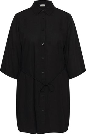 Kaffe Curve Femme, Robes, Noir, Taille: 54 FR Robe Chemise