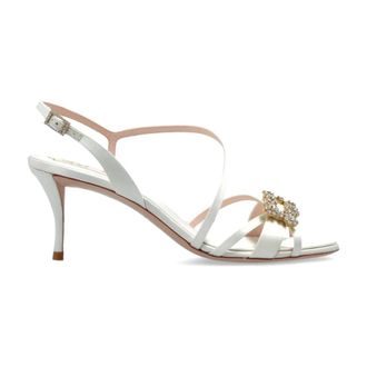 Roger Vivier Sandalen mit Absatz - - Shoes - Damen - Wei&szlig; - 37 EU