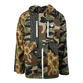 Palm Angels Homme, Vestes, Multicolore, Taille: M Giaccone in cotone