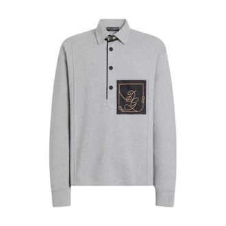 Dolce & Gabbana Melange-Sweatshirt aus Baumwolle - - Sweatshirts & Hoodies - Herren - Grau - M
