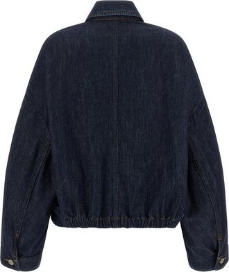 Dries Van Noten Cotton Blouson Jacket - Blue
