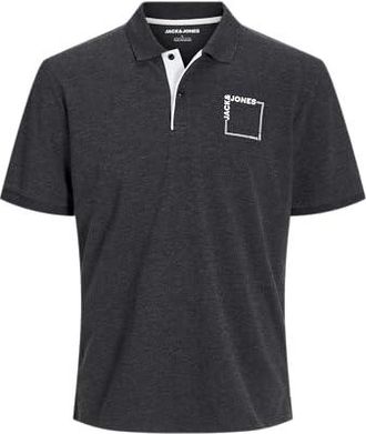 Jack & Jones Jjverner Polo SS, Noir, XS Hommes