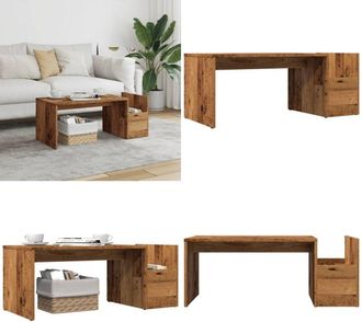 vidaXL Couchtisch Altholz-Optik 90x45x35 cm Holzwerkstoff - Vidaxl