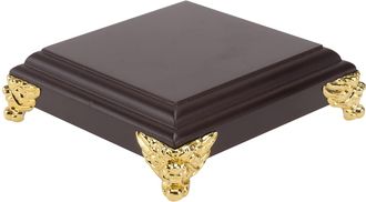 BESPORTBLE Lagerhalterung Holz St?nder Platz Basis Vase Bonsai Sockel Plattform Display Basis Halter f&uuml;r Handwerk Buddha Statue Modelle Sammlerst&uuml;cke Harz Kunst 