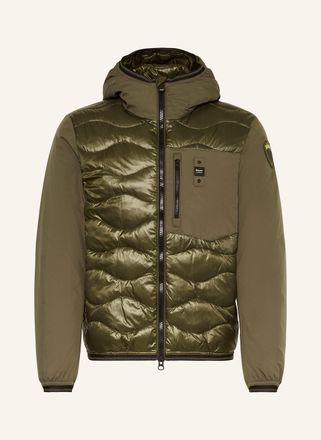 Blauer Steppjacke Albert gruen