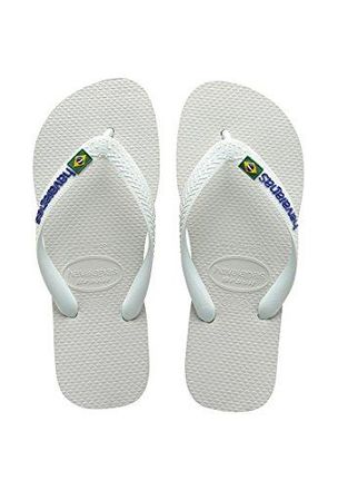 Havaianas Logo Brasil unisexe, Logo Brasil blanc, 39 EU