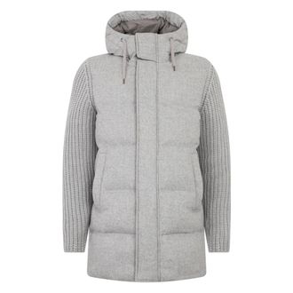 Herno Gesteppte Jacke mit verstellbarer Kapuze - - Jackets - Herren - Grau - L