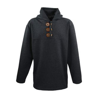 Lavecchia Herren Kapuzen Hoodie LV-605 (Anthrazit-Grey, 8XL)