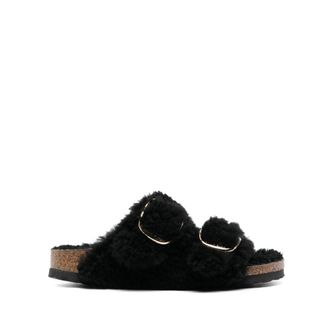 Birkenstock Arizona Big Buckle Shearling - - Shoes - Damen - Schwarzk - 35 EU