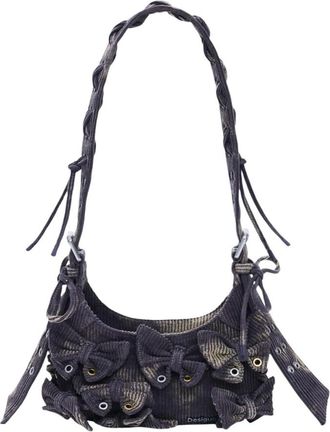 Desigual Femme, Sacs, Violet, Taille: ONE Size Bag Reprise Haiti Corduroy Nick