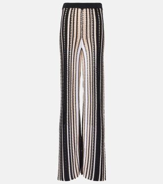 Missoni Gerade Hose aus Häkelstrick