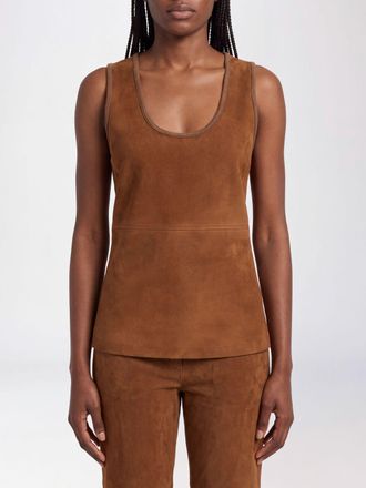 Max Mara Schulterfreies Top von aus Schurwolle und Kaschmir