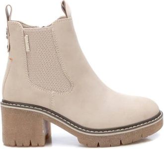 Refresh Bottines Chelsea Beige -Hauteur 6cm- Talon