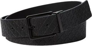 Calvin Klein Ceinture textur&eacute;e &agrave; d&eacute;tail logo en cuir