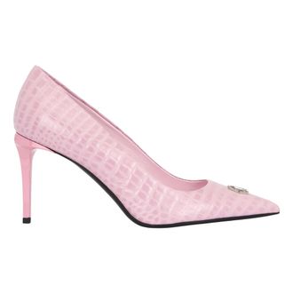 Philipp Plein Decollete Mid-Heels 9 Cocco Hexagon - - Shoes - Damen - Rosa - 36 EU