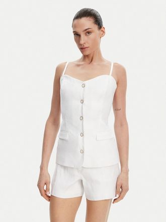 Guess Top W5GH0L WH5L2 Weiß Regular Fit