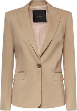 Pinko Pinko, Femme, Vestes, Beige, Taille: 38 FR Blazers