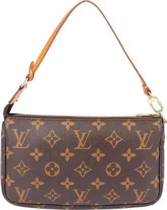 Louis Vuitton Crossbody Bags - Louis Vuitton Canvas Monogram Pochette Accessoire - Gr. unisize - in Braun - f&uuml;r Damen