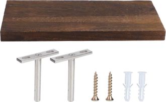 RAGUSO Wandregale Schwimmende Regale Industrielles Holz Wandregal Rustikale Wand Dekorative Regal Display Leiste für Schlafzimmer Wohnzimmer Badezimmer Küche