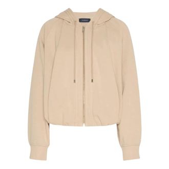 Sportmax Durchzipp-Hoodie - - Sweatshirts & Hoodies - Damen - Beige - XS