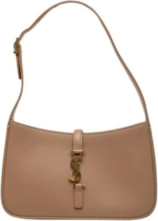 Saint Laurent Sac bandouli&egrave;re vintage doccasion - Femme - Pre-owned - Beige - Taille: ONE Size