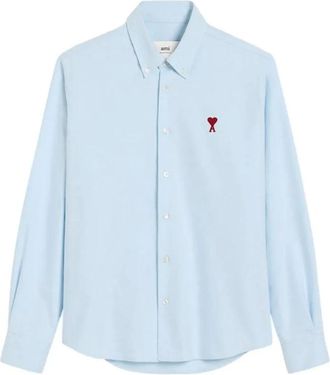 Ami Herren, Shirts, Blau, LGr&ouml;&szlig;e