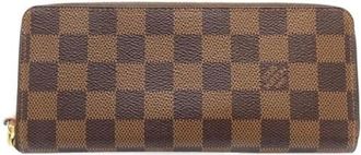 Louis Vuitton Pre-owned Portefeuille long Damier (bi-pli) - Femme - Pre-owned - Brun - Taille: ONE Size