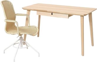 IKEA LISABO / STIGBYGEL Schreibtisch und Stuhl