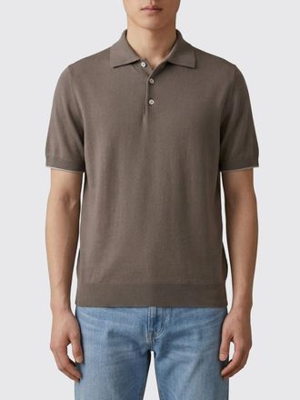 Brunello Cucinelli Polo Homme couleur Noisette