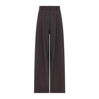 Duno Femme, Pantalons, Brun, Taille: 40 FR Pantalon Large Atessa