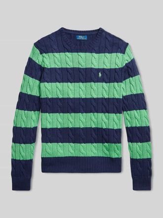 Polo Ralph Lauren Regular Fit Strickpullover aus reiner Baumwolle