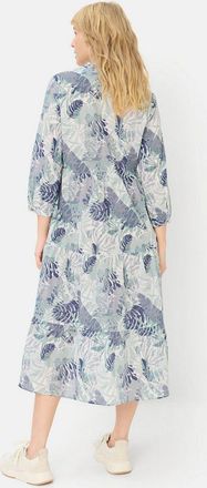 Camel Active Sommerkleid mit Allover-Print Dreiviertelarm