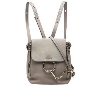 Chlo&eacute; Pre-owned Faye Backpack - Femme - Pre-owned - Gris - Taille: ONE Size