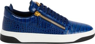 Giuseppe Zanotti Bureau - Homme - Chaussures - Bleu - Taille: 45 EU