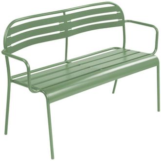 Sweeek Outdoor-Sitzbank aus Stahl f&uuml;r 2 Personen