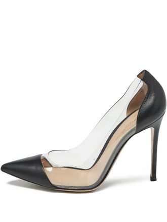 Gianvito Rossi Plexi point-toe pumps - Wei&szlig;