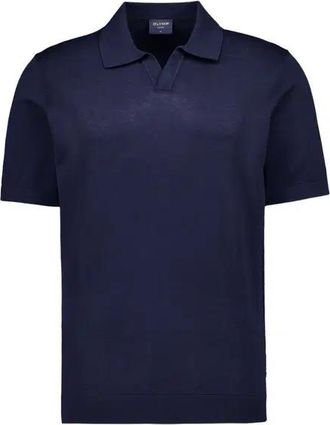 Olymp Herren Polo-Shirt blau