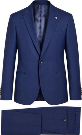 Luigi Bianchi Mantova Homme, Costumes, Bleu, Taille: XL Single Breasted Suits