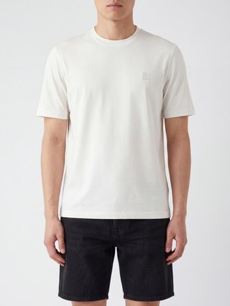Brunello Cucinelli T-Shirt Herren Farbe Weiss 1
