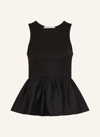 Gestuz Top Gzlanza Im Materialmix schwarz