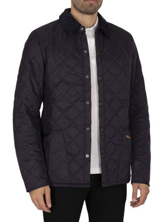 Barbour Herren Steppjacke Heritage Liddesdale dunkelblau - L