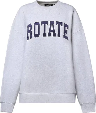 Rotate Rotate Birger Christensen, Femme, Sweatshirts et sweats &agrave; capuche, Gris, Taille: 36 FR SweaT-shirts