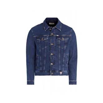Guess Slim Denim Trucker Jacket - - Jackets - Herren - Blau - XL