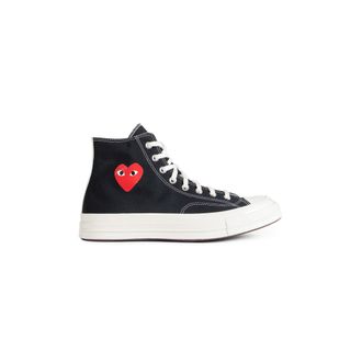 Comme Des Gar&ccedil;ons Small Red Heart Hi Top Sneakers
