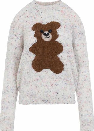 Moschino Pull Col Rond - Cr&egrave;me