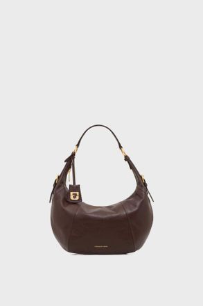 Gerard Darel Sac en cuir effet froiss&eacute; - LUNA - Marron