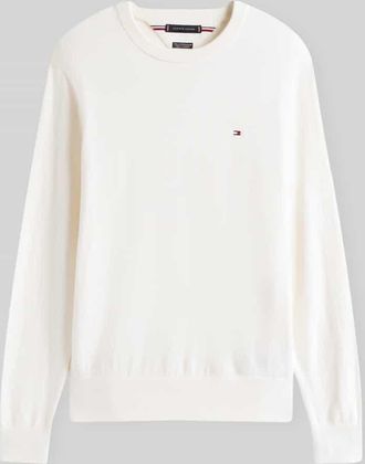 Tommy Hilfiger Regular Fit Pullover aus Baumwoll-Kaschmir-Mix